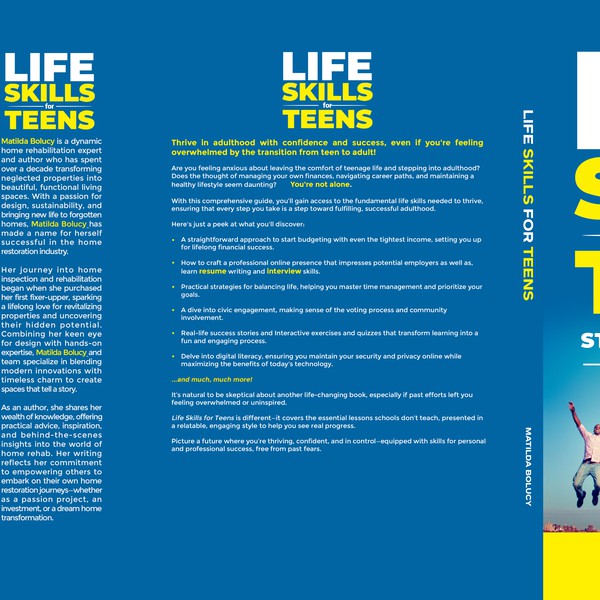 Teen life skills | Book cover contest | 99designs