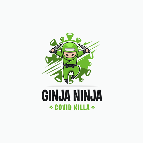 Ginja Ninja Logo Ginga Ninja Short Sleeve — Jack Knife Studio