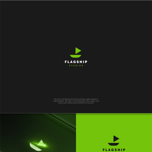 Design an attractive, professional logo for Flagship Studios, a modern ...
