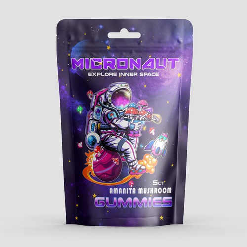 Designs | Awesome Mushroom Gummy Product Packaging | Product packaging ...