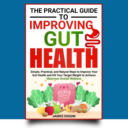 Designs | Design a cover to get people pumped about gut health | Book ...