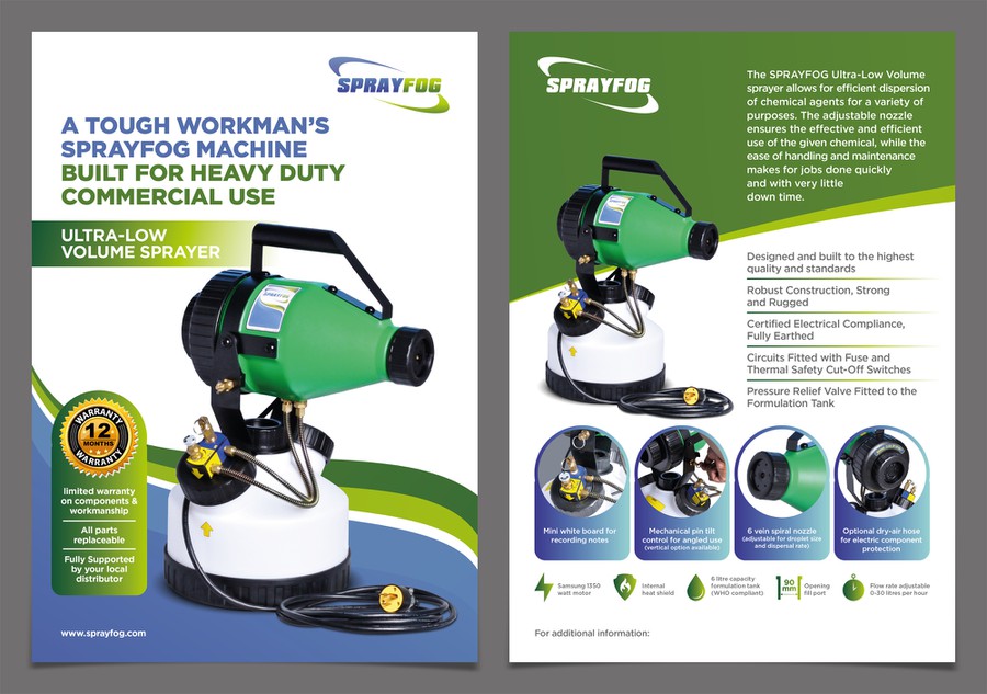 SprayFog Flyer Design | Postcard, flyer or print contest