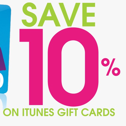 Design iTunes Gift Card Banner | Banner ad contest