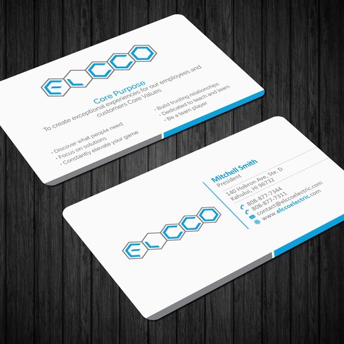 Company Core Values Card V.2 | Business card contest