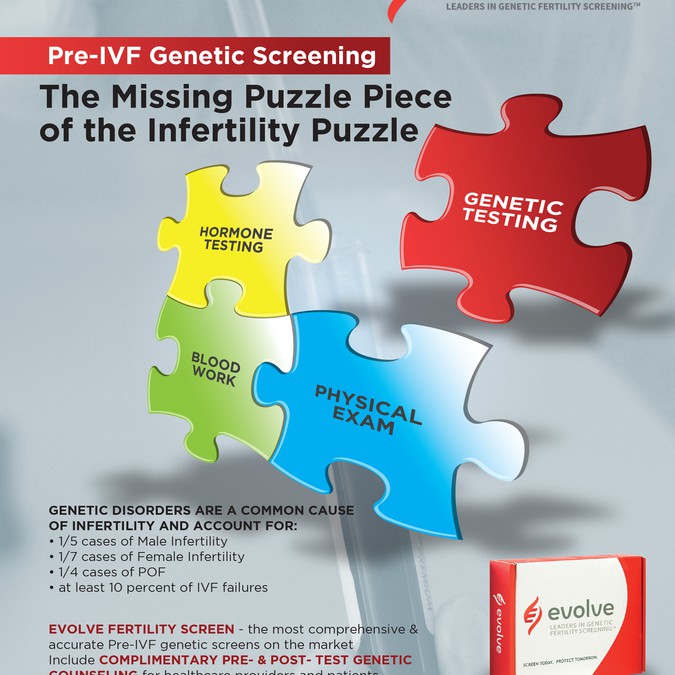 Evolve Fertility Genetic Testing Ad | Poster contest