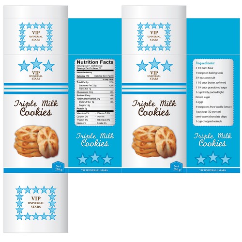 Designs | TRIPLE MILK COOKIES. | Product packaging contest