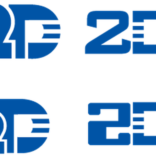 "2D" logo - simple clean vector brand logo for the letters 2D | Logo ...