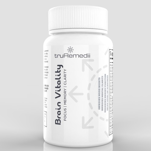 Design minimalist supplement label for a premium brand | Product label ...