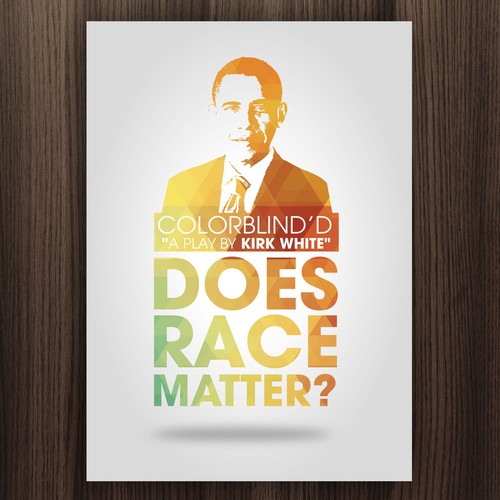 Design a Poster/Postcard for a controversial new play!!! | Poster contest