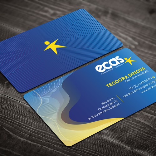 Designs | Design a classy business card for a Brussels-based EU-focused ...