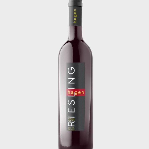 Create a tight and modern German riesling label | Product label contest