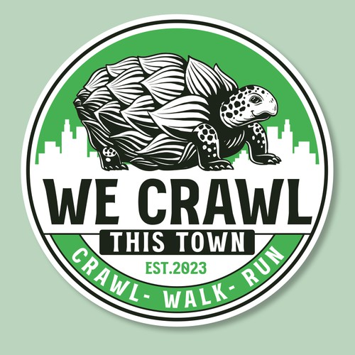 Designs | We Crawl this Town | Logo design contest