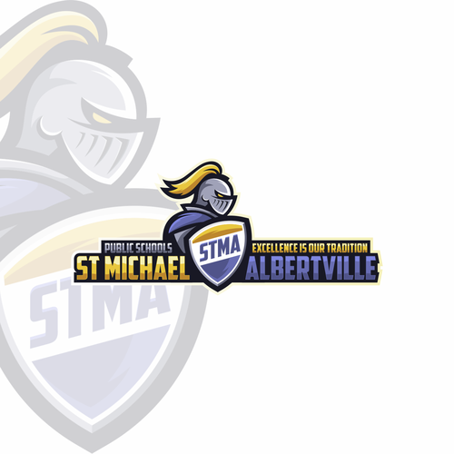School Sports team needs Powerful Modern version of Knight /STMA Logo ...