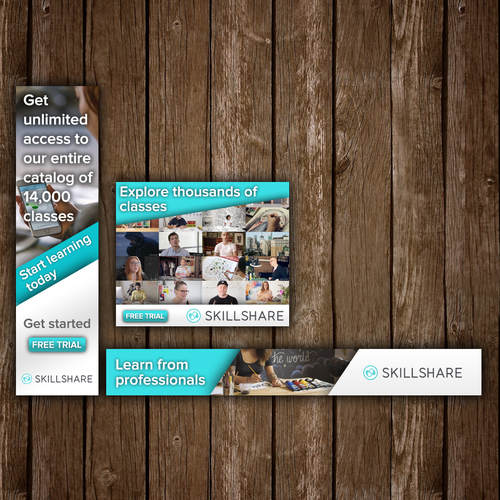 Skillshare needs some creative banner ads | Banner ad contest