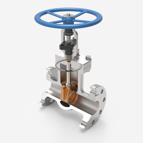 Valve Cutaway graphics for Gate, Globe, Check Valve | 3D contest