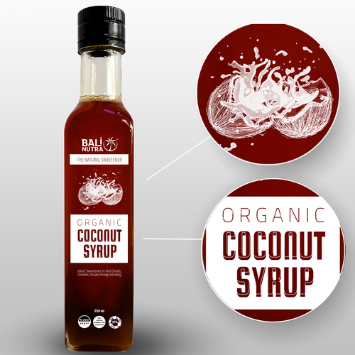 Create New Syrup Label for new Bottle shape | Product label contest