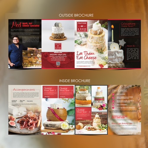 Cheese Wheel Tower brochure | Brochure contest