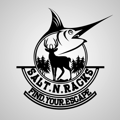 (Salt N Racks). Saltwater fishermen and Hunters. | Logo & brand ...