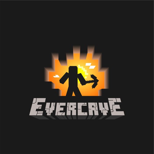 Logotipo De Supervivencia De Minecraft