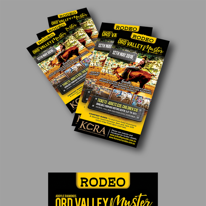 Design an entertaining flyer for a Rodeo | Postcard, flyer or print contest