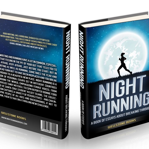Designs | Night Running Book Cover | Book cover contest