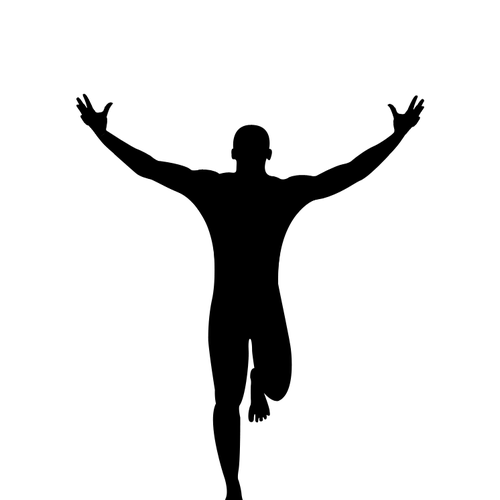 Express the emotion of the 'winning man' | Logo design contest