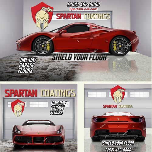 Designs | Spartan Coatings Bad Azz trailer Wrap | Car, truck or van ...