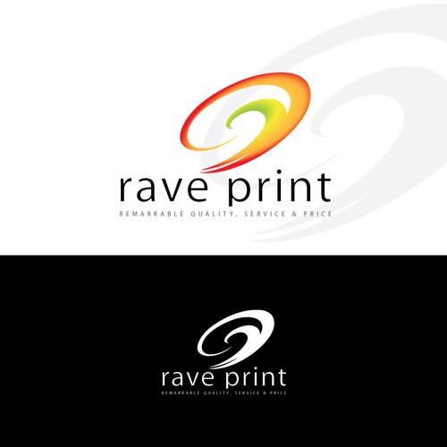 logo for Rave Print | Logo design contest