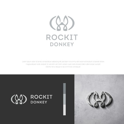 Designs | Rockit Donkey fun logo cowboy donkey driving a cart masculine ...