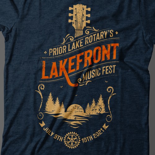 Designs | Prior Lake Rotary's Lakefront Music Fest 2021 | T-shirt contest