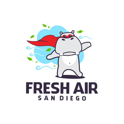 Create a fun logo for Fresh Air Duct Cleaning Company | Logo design contest