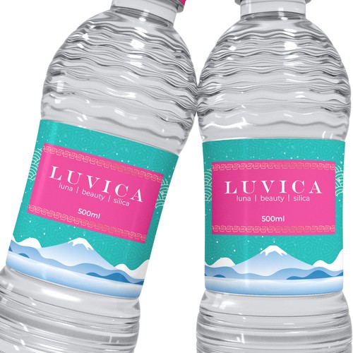 Designs | Label design for [beauty mineral water] for women | Product ...