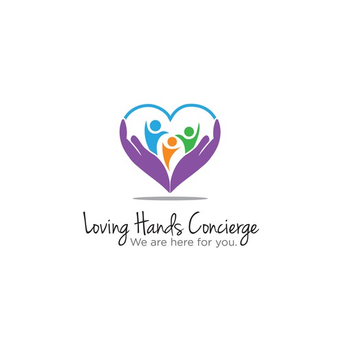 Loving Hands Concierge needs colorful illustrated logo to clients ...