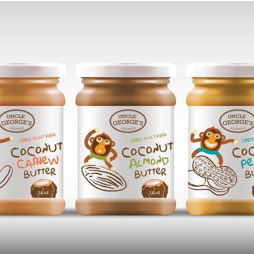 Nut butter label design | Product label contest