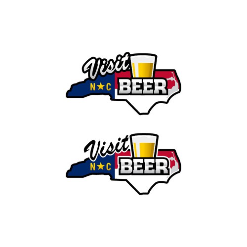 Visit NC Beer is a travel and tourism organization for NC beer | Logo ...