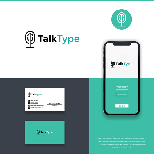 Design an awesome logo and business card for speech to text dictation ...