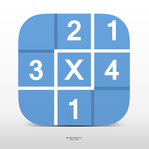 Design a new iOS app icon for a Sudoku-like puzzle game | Icon or ...