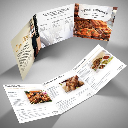 Create a recipe brochure for Peter Bouchier - Butchers of Distinction ...