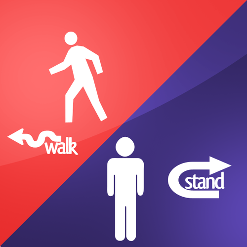 "Stand Right, Walk Left" Escalator Campaign Icon - MAKE IT FUNNY ...