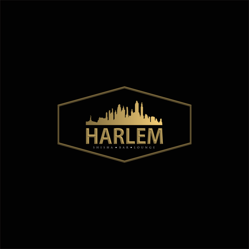 Harlem. New York. Retro. Rust. hookahbar. Lounge | Logo design contest