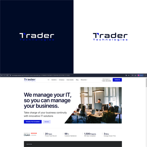 Designs | Clean and professional logo for a technology company | Logo ...