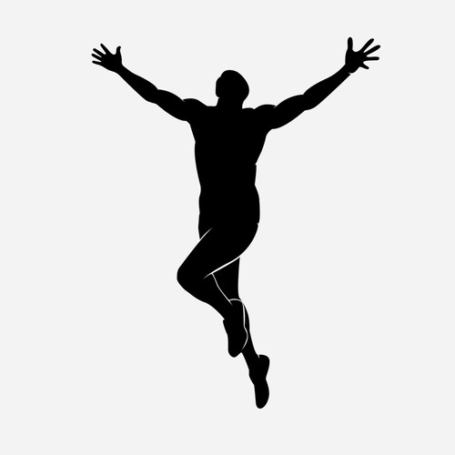 Express the emotion of the 'winning man' | Logo design contest