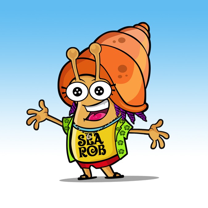 Friendly Cartoon Snail for live action web series | Character or mascot ...