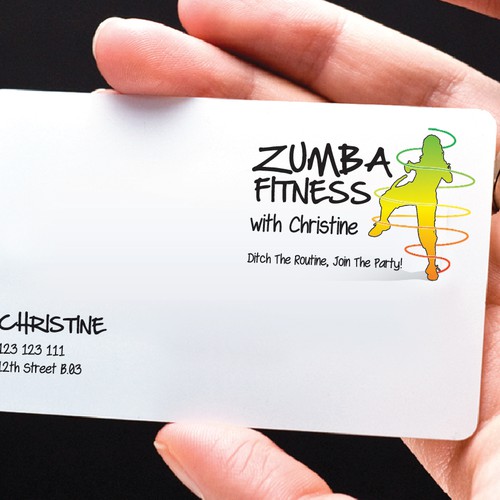 Zumba Business Cards