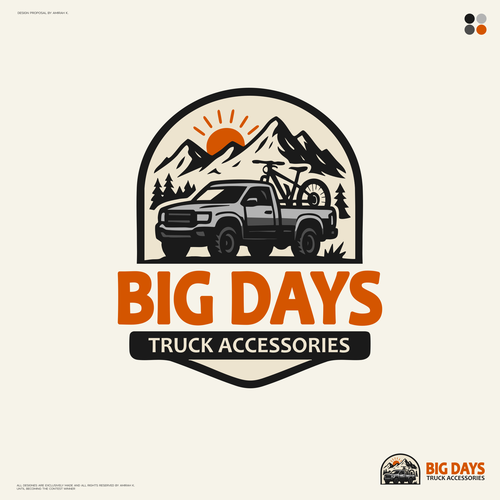Designs | Rebrand for truck accessory company targeting mountain bikers ...