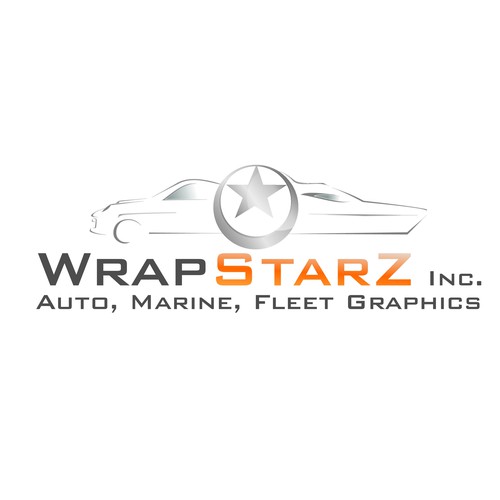 Logo for WrapStarz Inc. Vehicle Wrap Company | Logo design contest