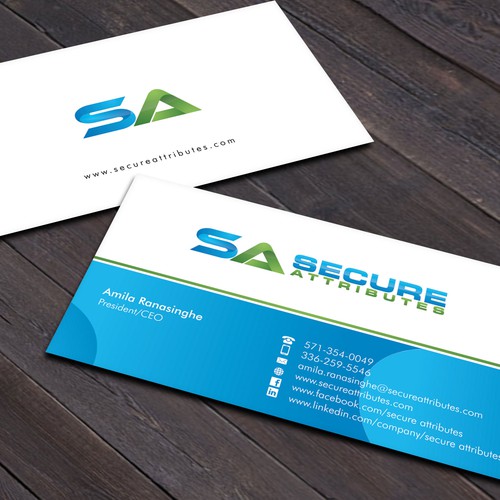 Modern Professional Cybersecurity Business Card | Business card contest