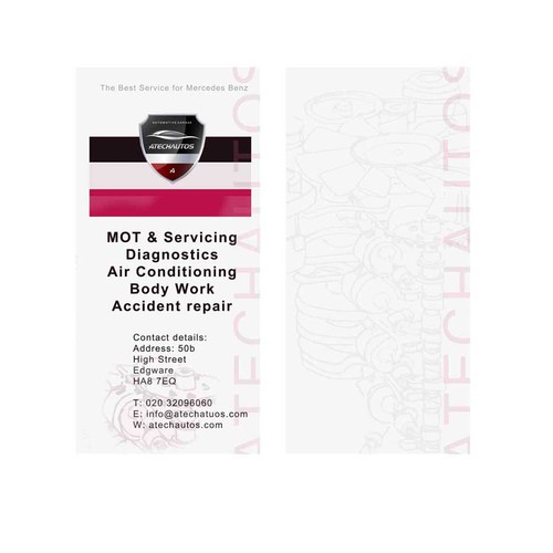 Leaflet for a garage repair business | Postcard, flyer or print contest