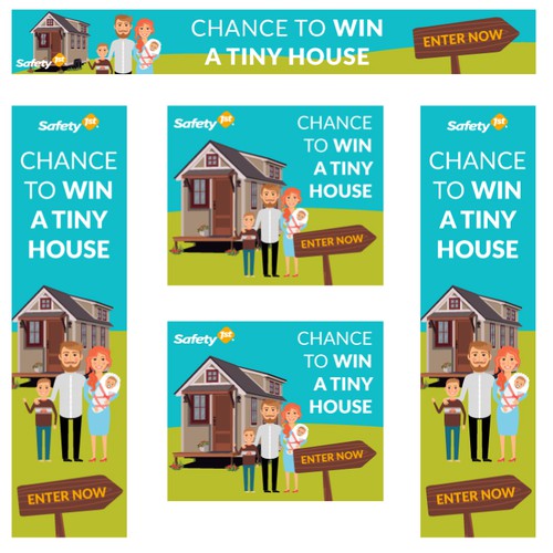 Safety 1st Sweepstakes Creatives | Banner ad contest