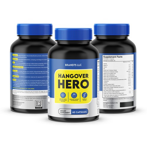 Designs | Design the Label for the Ultimate Hangover Solution: Hangover ...